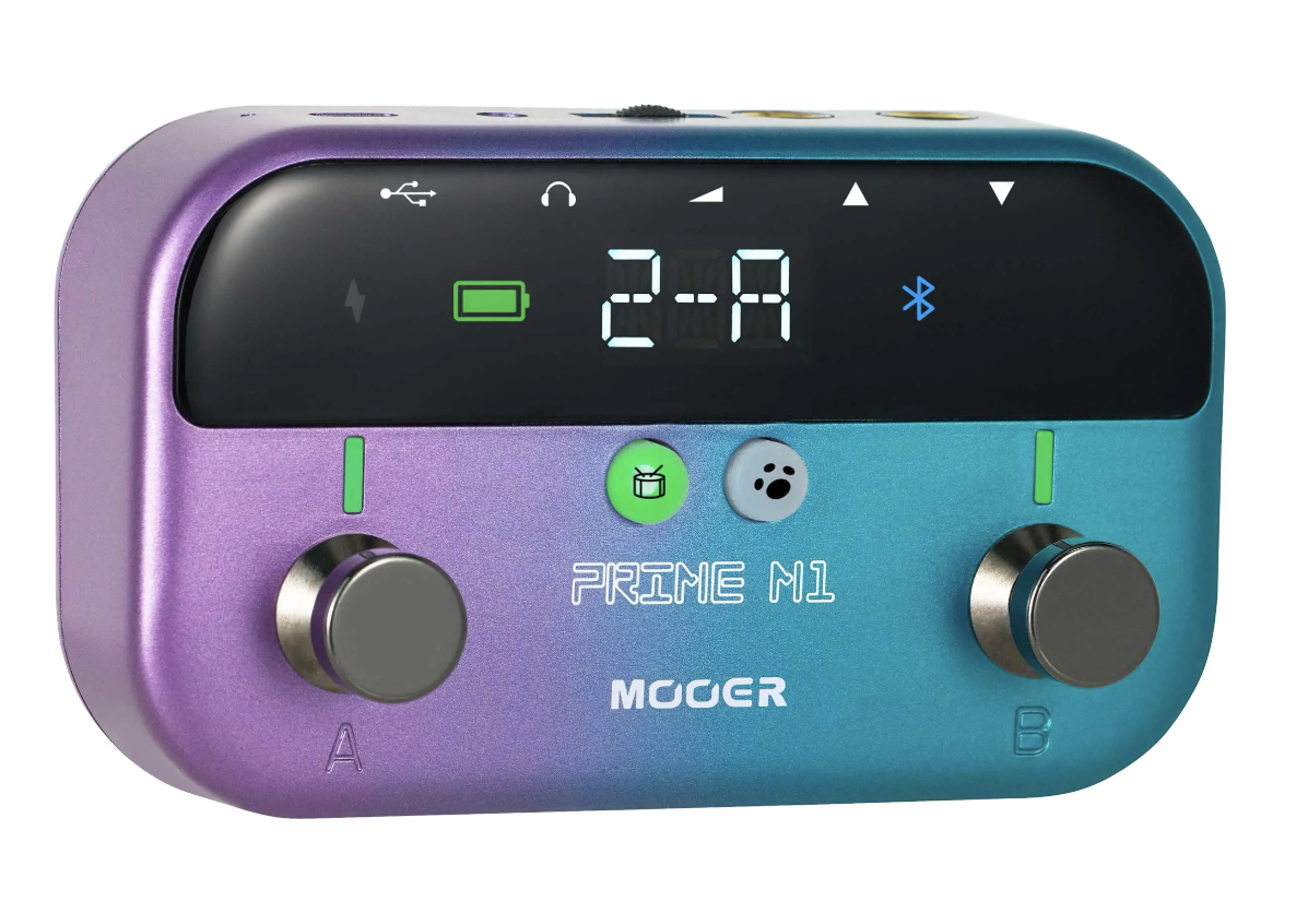 Mooer Prime M1: multiefectos con IR's, Bluetooth, looper y batería recargable que cabe en la ...